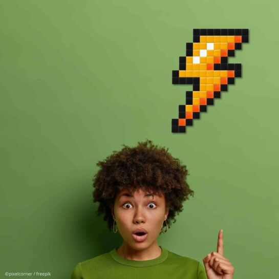 Pixel Art Kit - Lightning Bolt - Eclair - Hyppairs